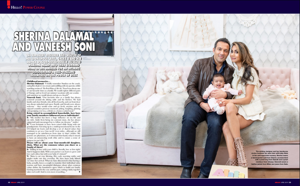 SHERINA DALAMAL & VANEESH SONI in HELLO! – CHERIE D